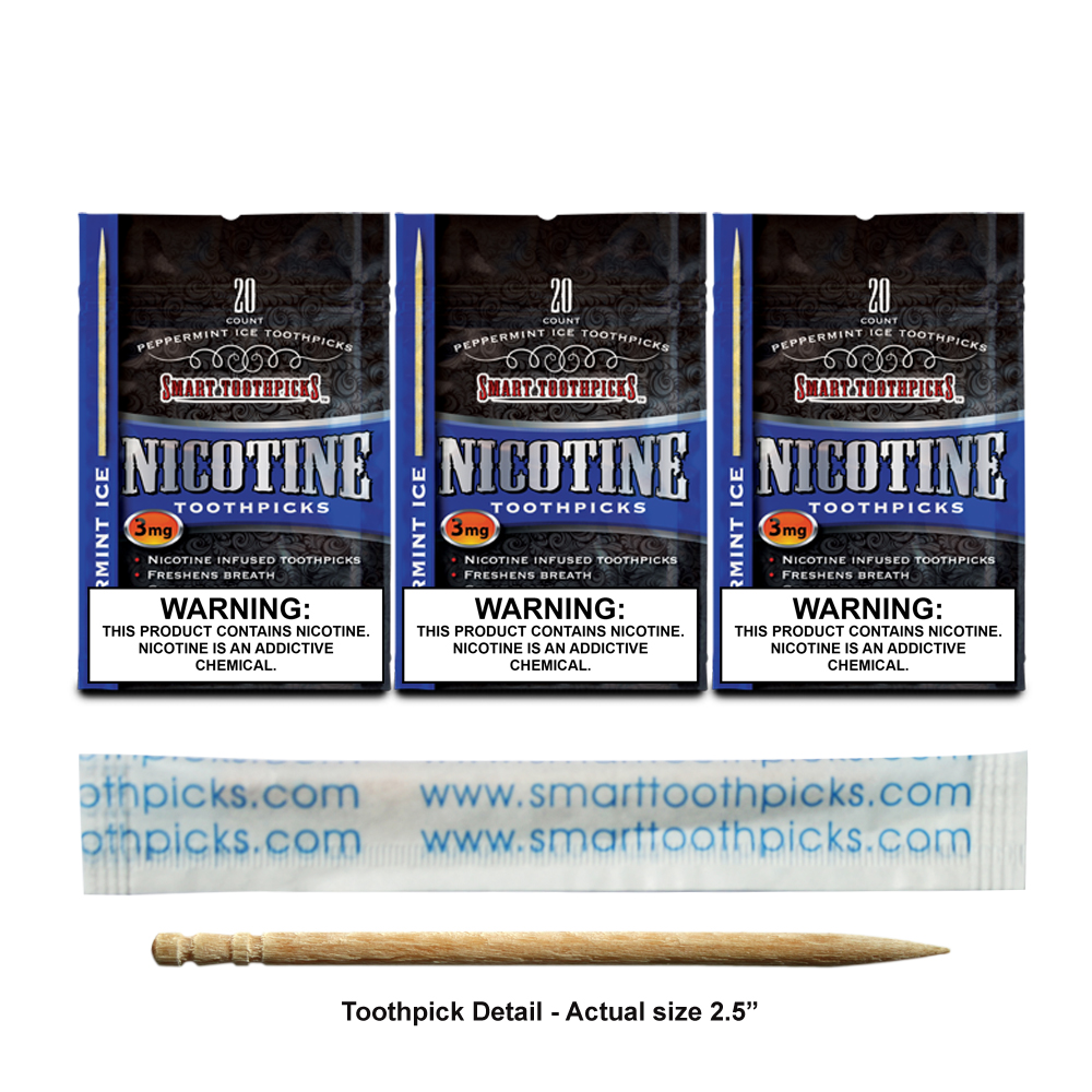 Nicotine Toothpicks 18 Variety Pack, Flavored Toothpicks | Smart Toothpicks