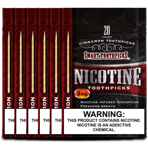 Wintergreen Nicotine Toothpicks - Smart Toothpicks
